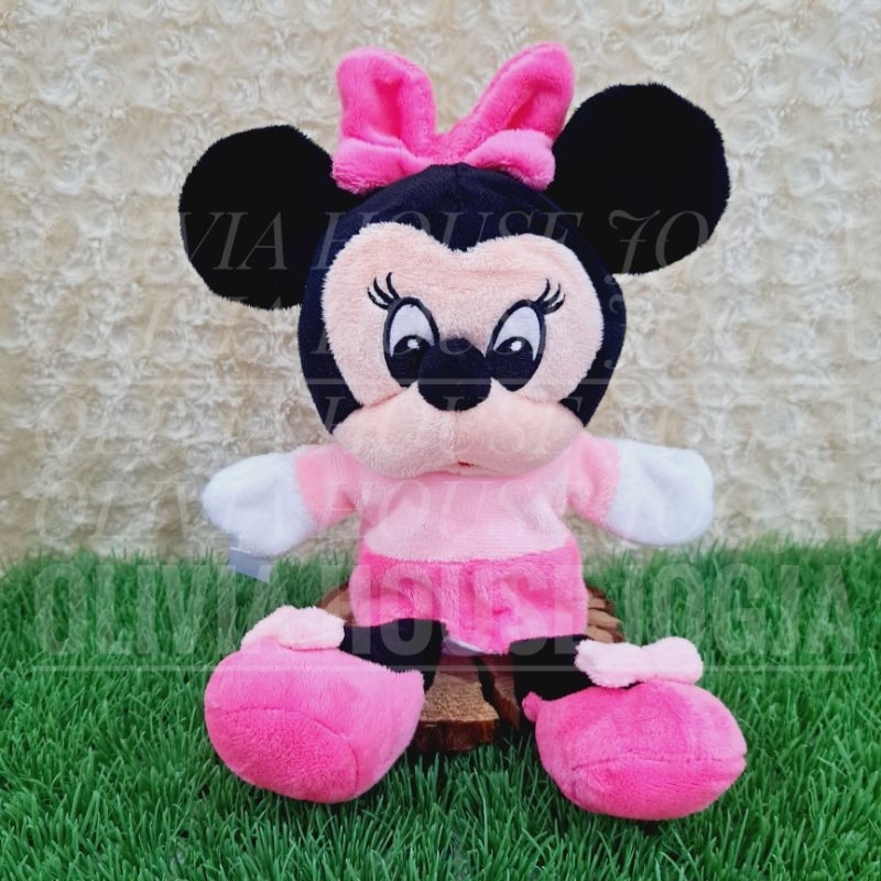Minnie Mouse Pink Hand Puppet Body Feet Minnie Mouse Handpuppet ...