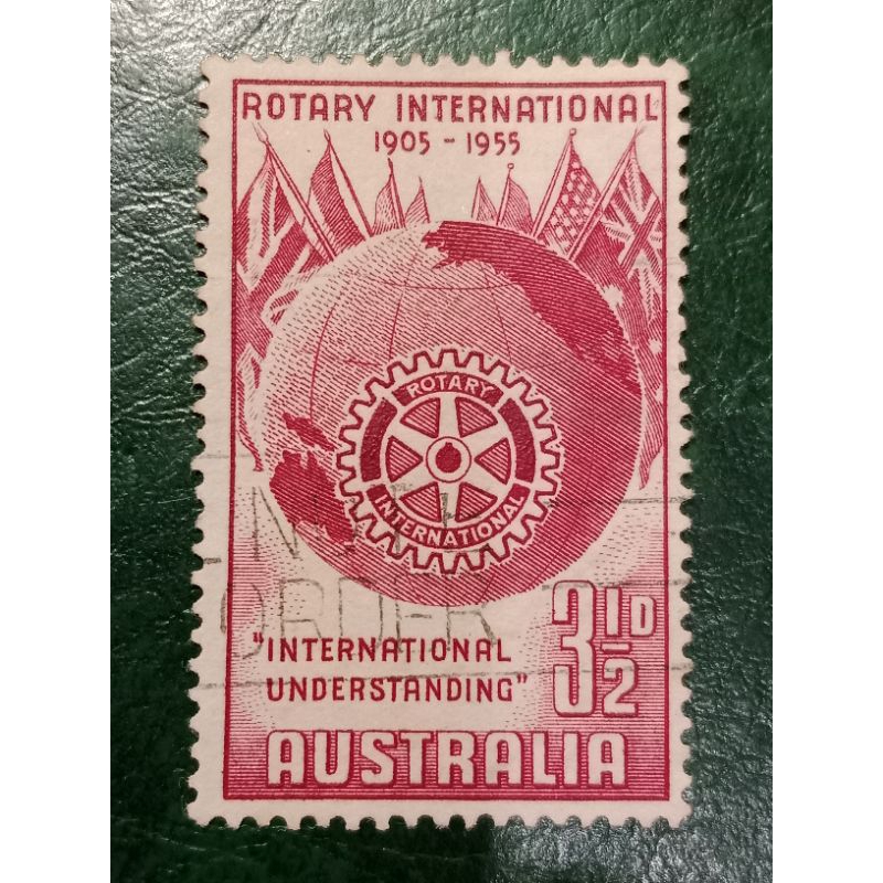 Australia Rotary International Stamp 1955 USED | Shopee Malaysia