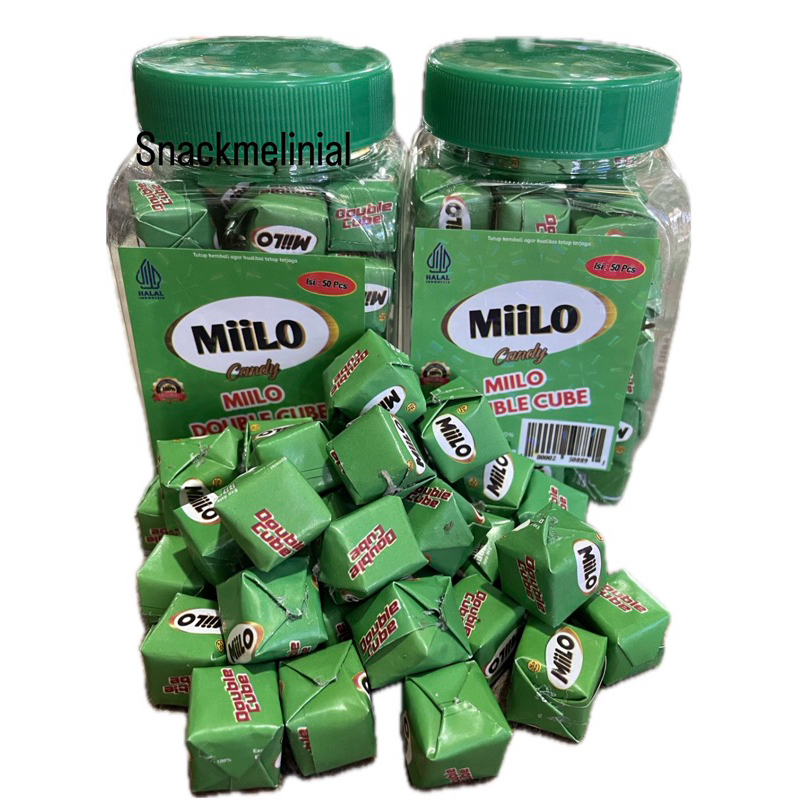 Chocolate candy 50pcs cute milo cube miilo cube double cube 50pcs milo ...