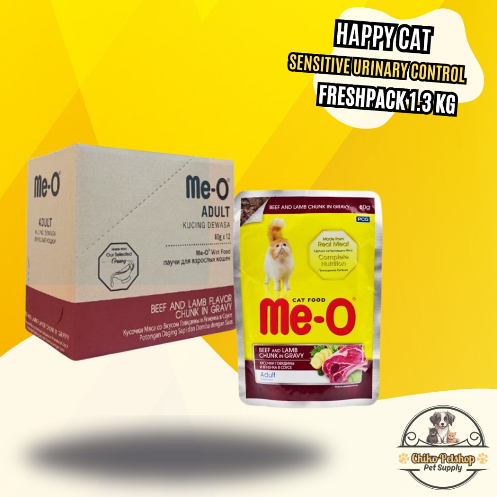 [1BOX] Meo Pouch Wet Food for Adult Cats Wet Food Me-o 80 gr | Shopee ...