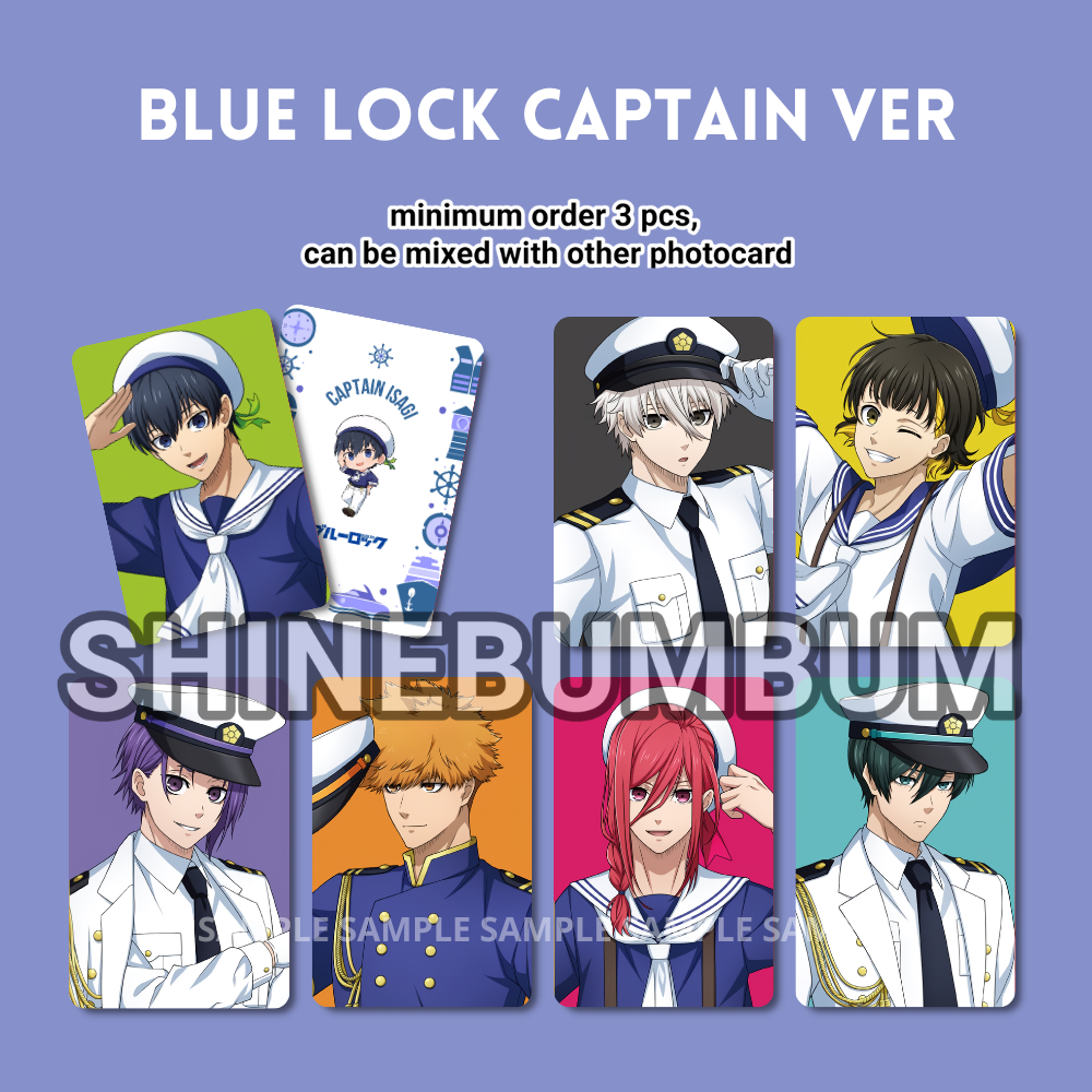 Blue Lock Captain Ver Photocard | Shopee Malaysia