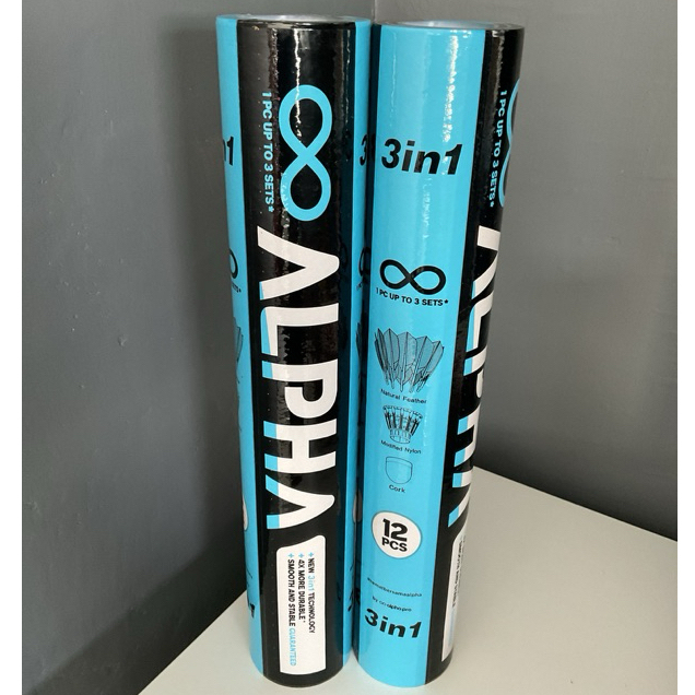 Alpha 3 in 1 Badminton Shuttlecock | Shopee Malaysia