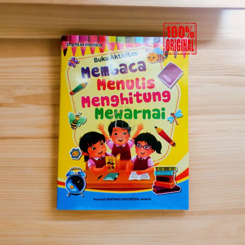 Activity Book Reading Writing Counting Coloring For PAUD & TK Children ...