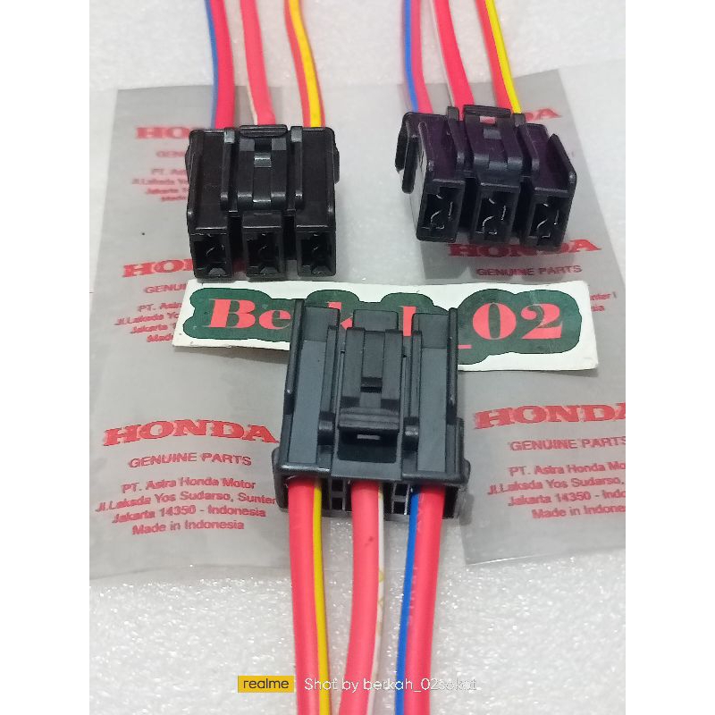 Ecu socket, 3 pin starter ACG socket Honda Vario 125, 150, PCX 150, ADV ...