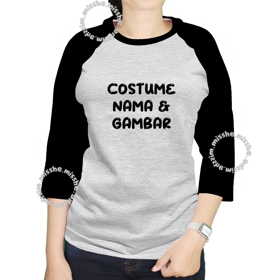 Women's Tops Raglan T-shirts 7/8 Size S/M/L/XL/XXL Latest Women'S T ...