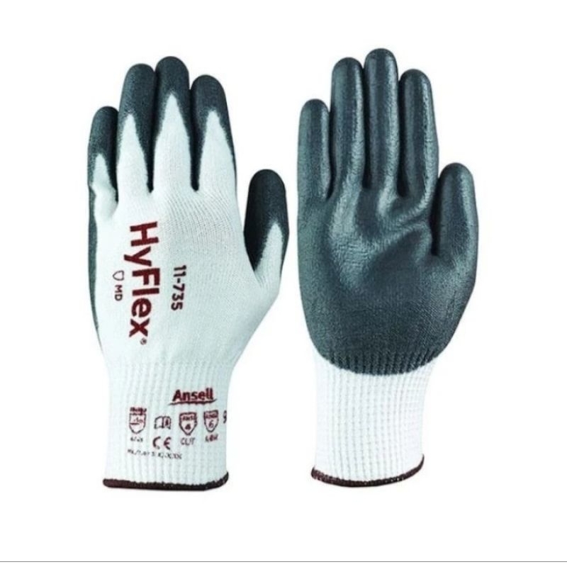 Hyflex Ansell 11-735 Safety Gloves | Shopee Malaysia