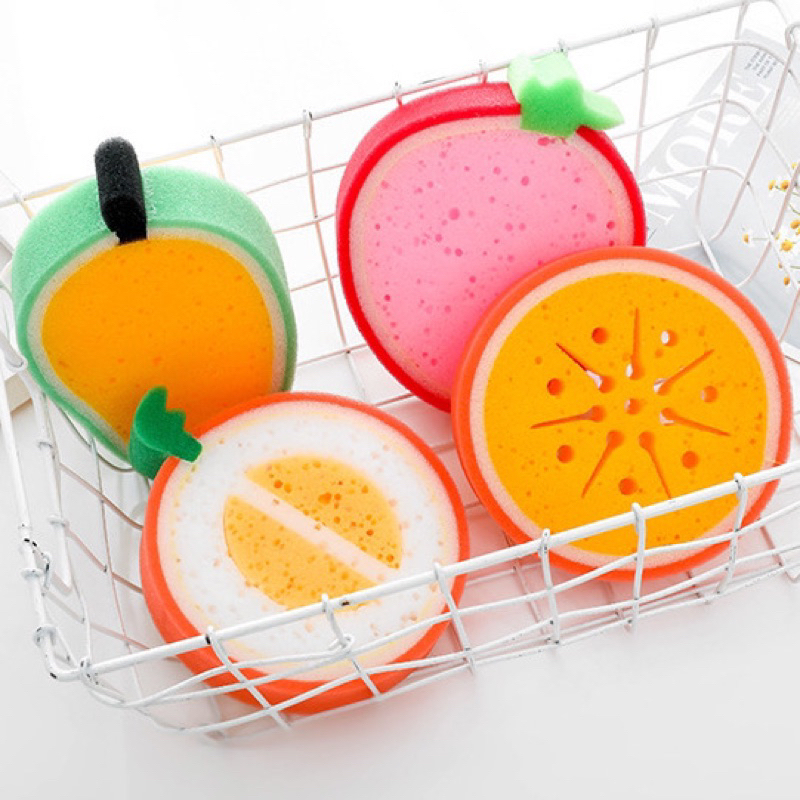 Multifunctional Fruit Shape Sponge/Dishwashing Sponge/Stain Remover ...