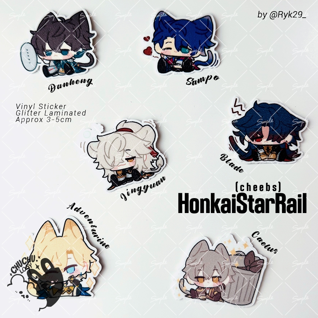 Hsr Honkai Star Rail Danheng Jingyuan Blade Aventurine Caelus Jiaoqiu ...