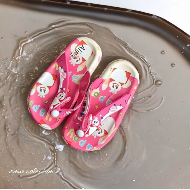 Imported mixue children's sandals Latest girls' flip-flops. alina's ...