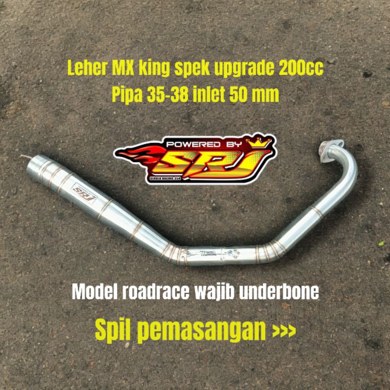 Neck Exhaust srj racing 354 pnp MX king Antem Spec 200cc inlet 50mm ...