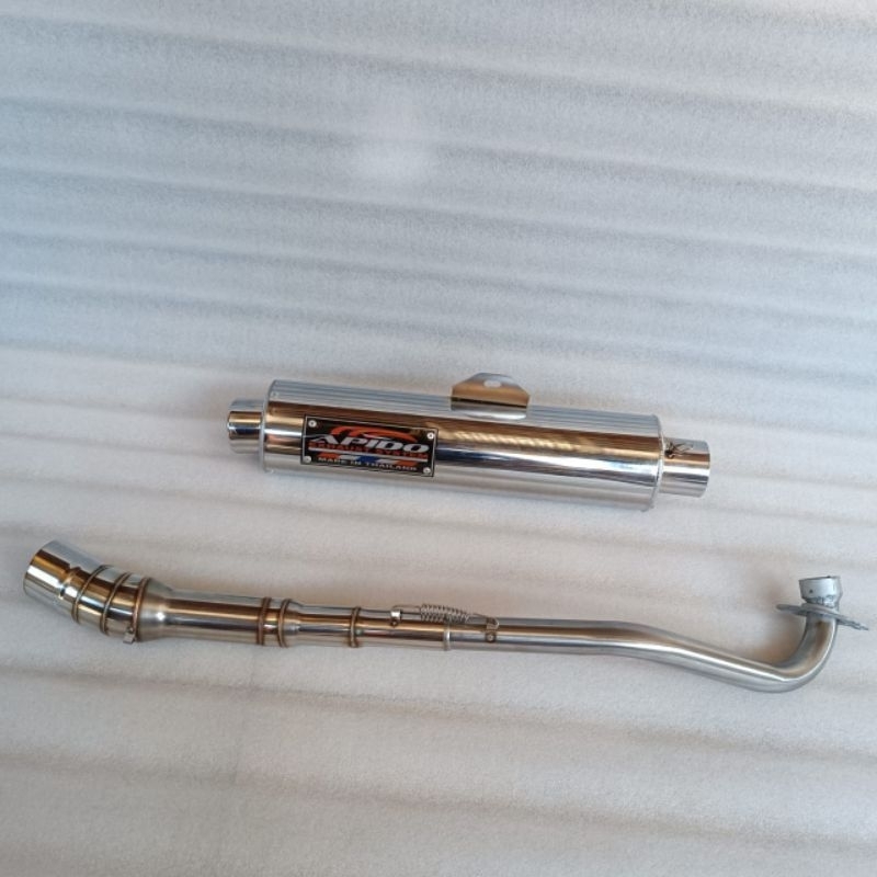Pipe Power Wave 100xrm 110 Raider j Smash 110 Tail pipe rear APIDO ...