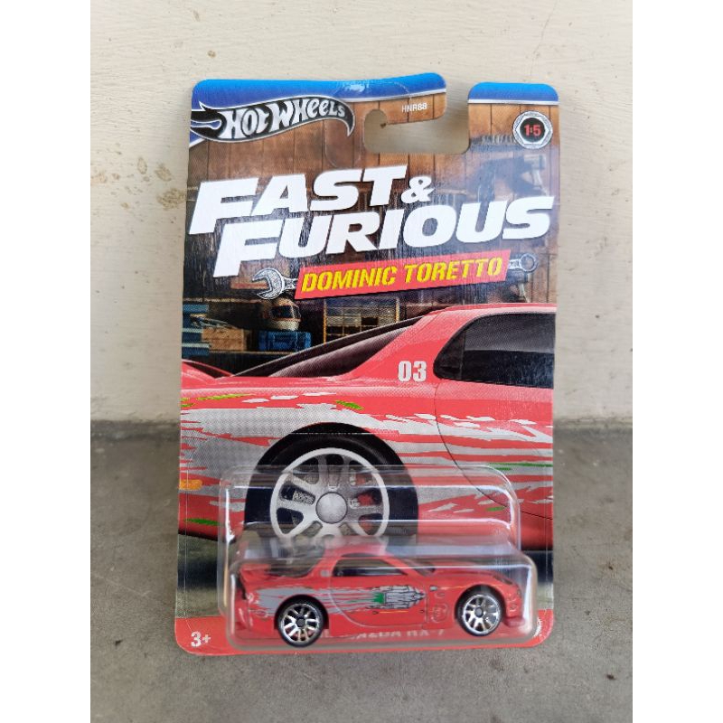 Hot Wheels Fast & Furious Dominic Toretto 1995 Mazda RX 7 | Shopee Malaysia