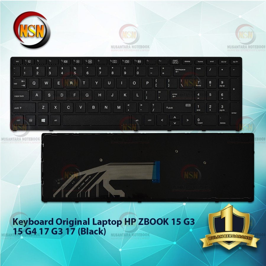 Original HP ZBOOK 15 G3 15 G4 Laptop Keyboard (Black) | Shopee Malaysia