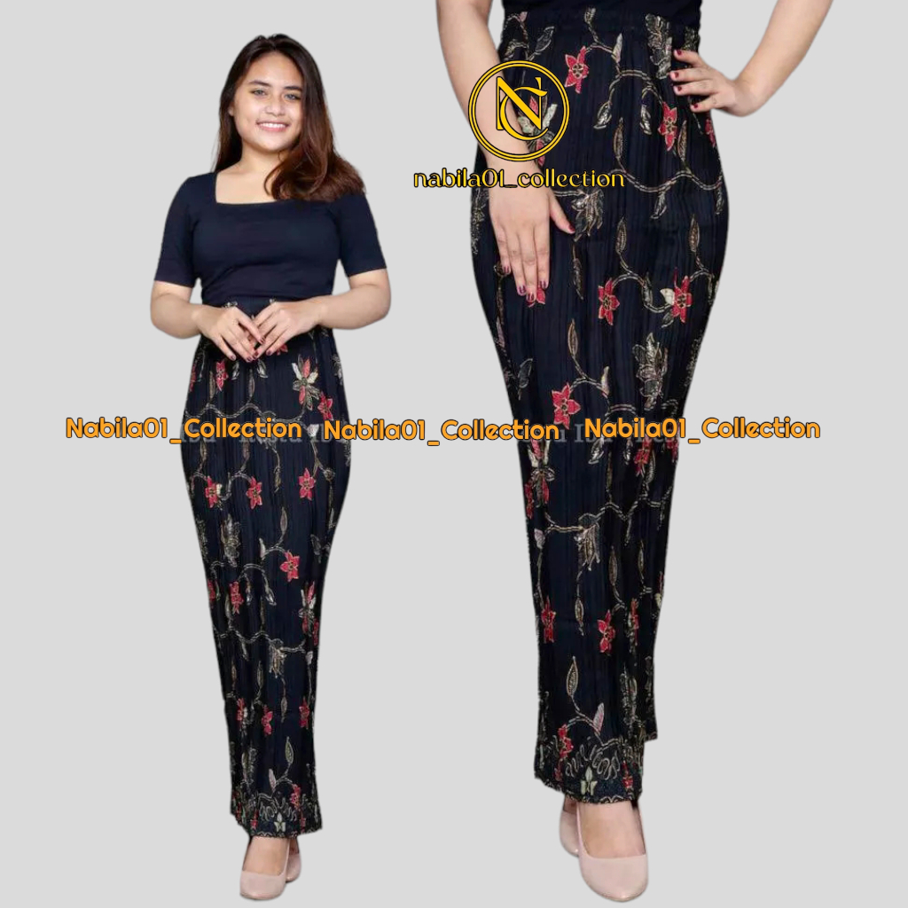 Real PICT BATIK PLISKET SKIRT / PLISKET SKIRT / KEBAYA BOTTOM / BATIK ...
