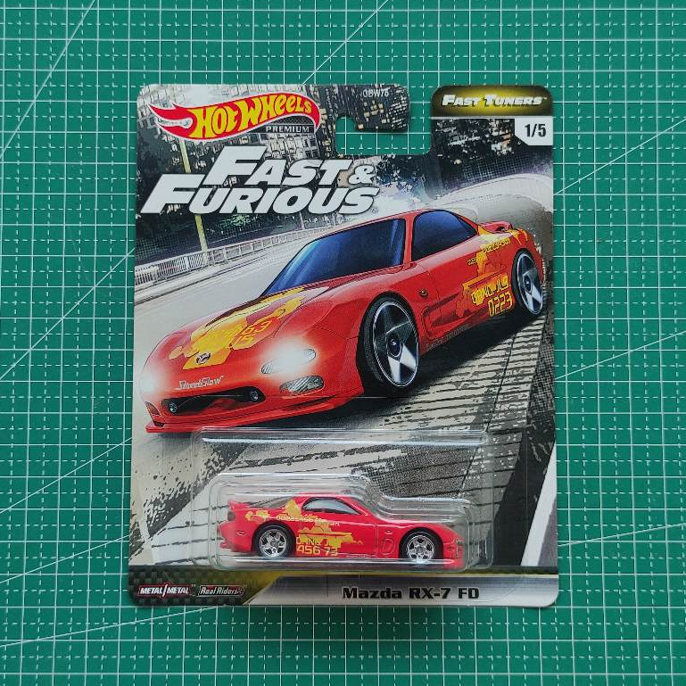 Hotwheels Mazda RX7 RX-7 FD Fast Tuners Fast Furious FNF Premium ...