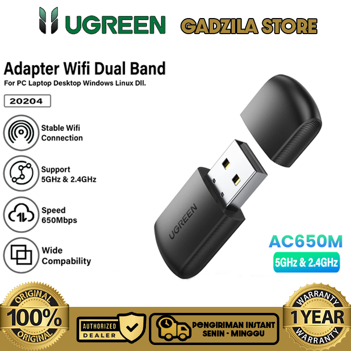 Ugreen Wireless USB Adapter Receiver Wifi Internet Transmitter Receiver ...