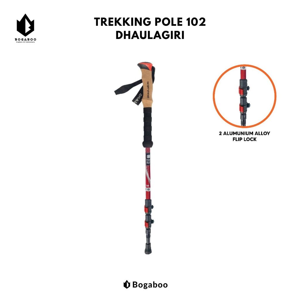 102-fold Trekking Pole - Climbing Stick - Camping Mountain Stick ...
