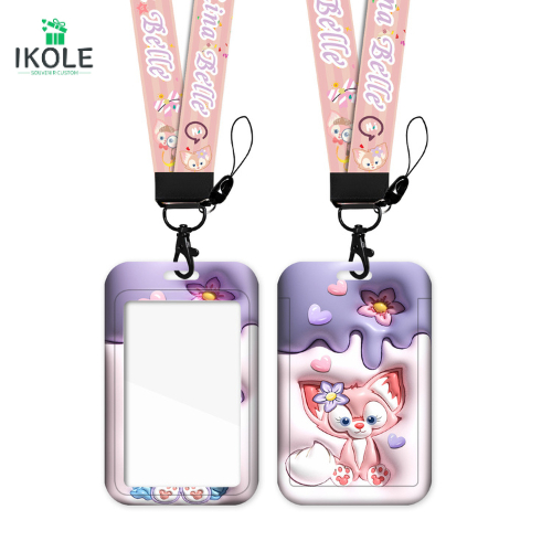 Kuromi Lotso Cartoon Character 3D ID Card Lanyard | Shopee Malaysia