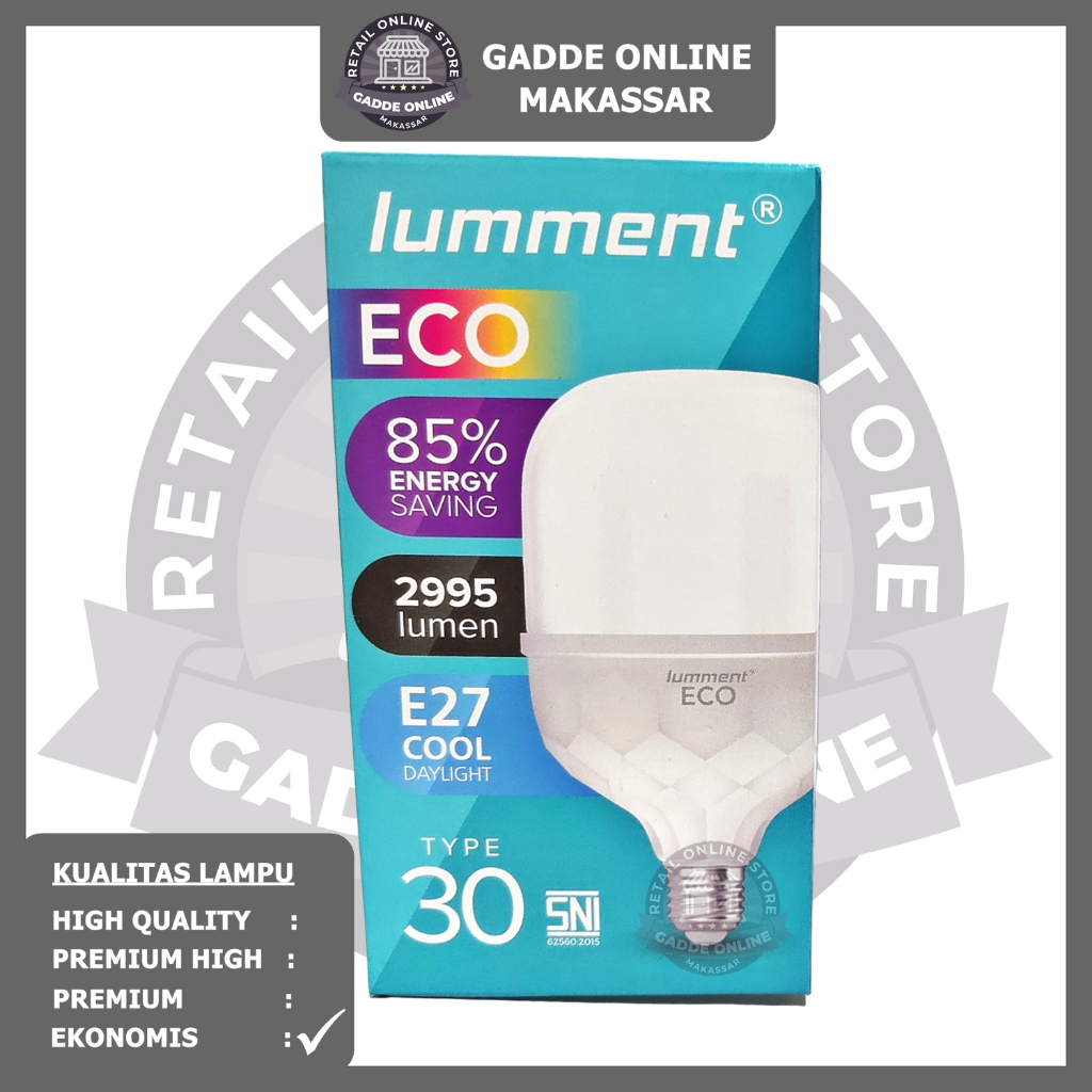(WHOLESALE) Lumment Eco 30W SNI LED Capsule Bulb Economical Quality ...