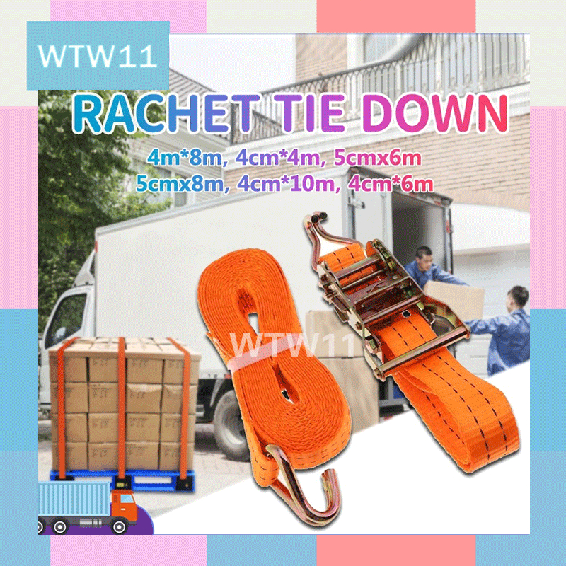 10 Ton Ratchet Tie Down Speed Strap 4 cm x 6M/8M/10M 5CMx 6M/8M,Lashing ...