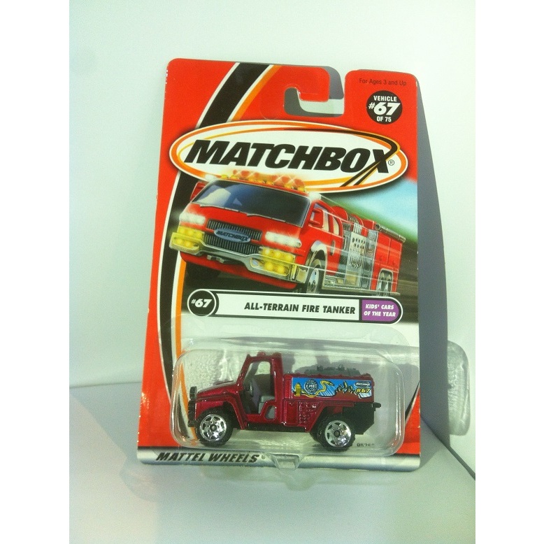 Matchbox. 2002 Kids Cars of The Year - 67. All-rain Fire Tanker Truck ...