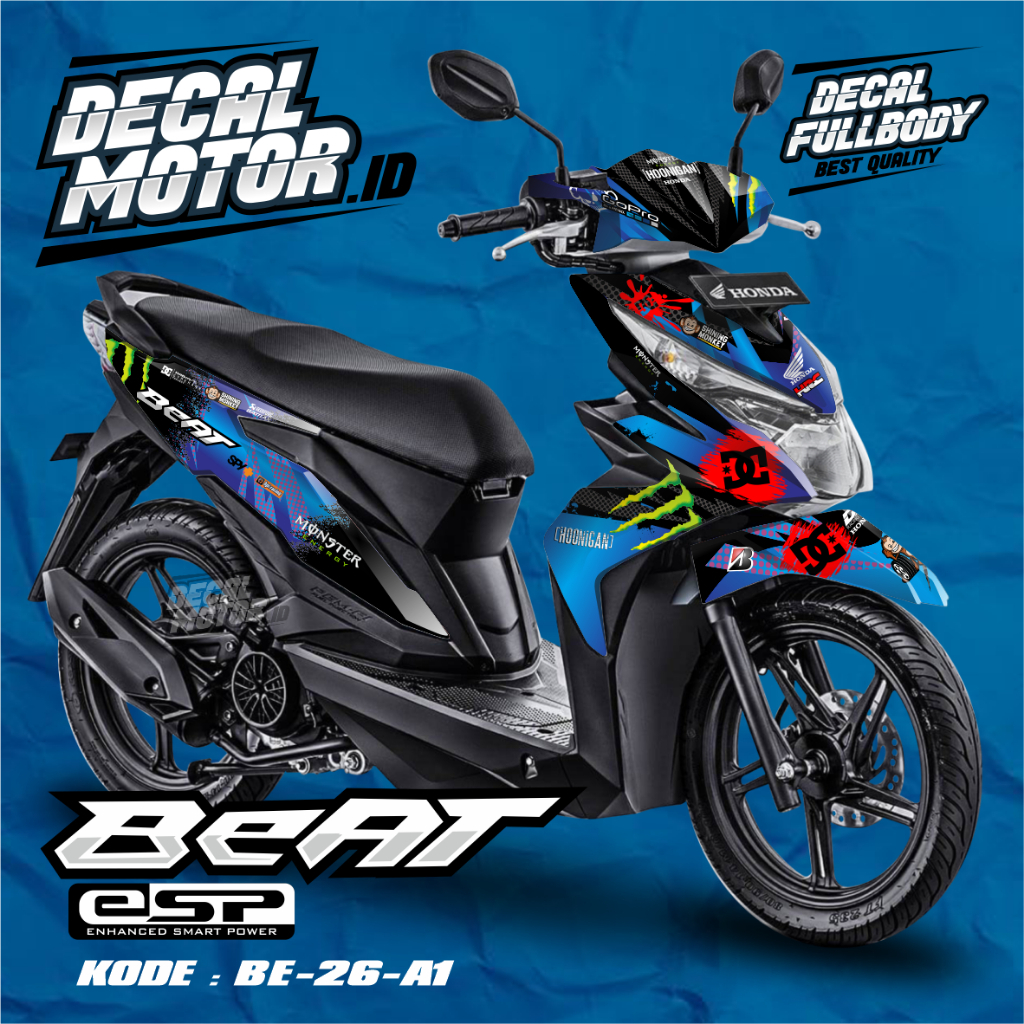 Laz Priority Full Body Beat ESP Decal Sticker - Full Honda Beat ESP ...