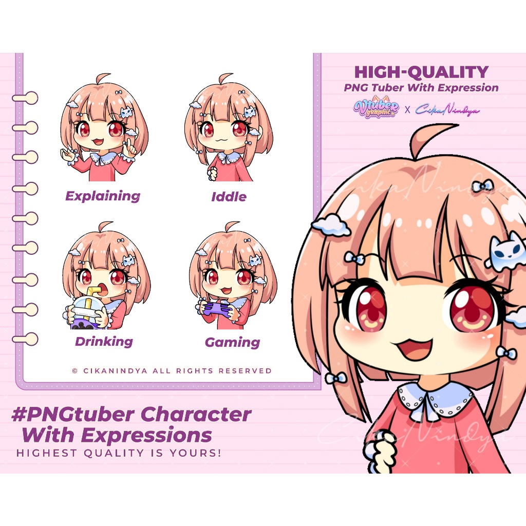 Explore The World Of Streaming With Cool And Cute PNG Tuber, PNG Tuber ...