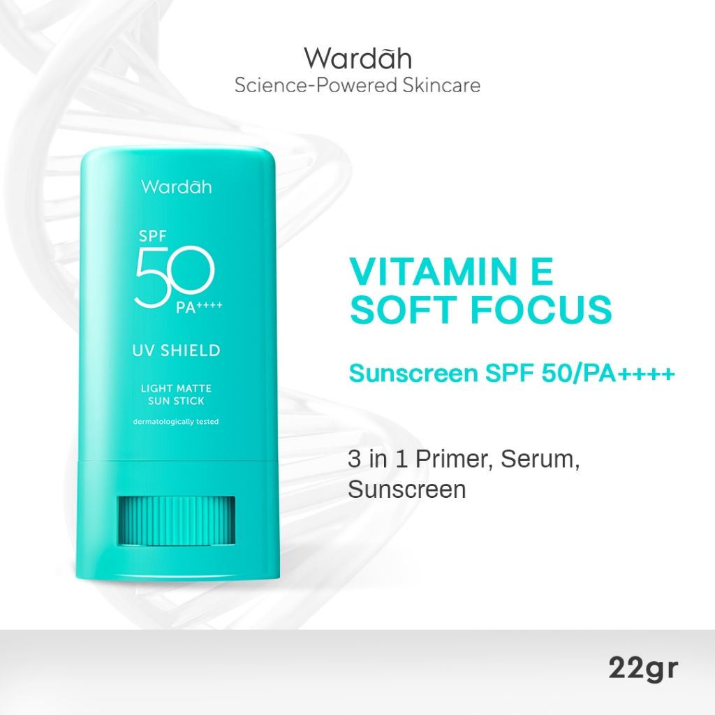 WARDAH UV SHIELD Light Matte Sun StickWARDAH SPF 50 PA++++ 22g | Shopee ...