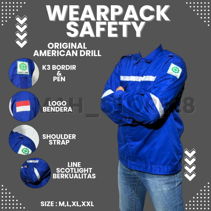 Work Clothes Safety Wearpack Tops K3 Long Sleeve pdh Sogan | Shopee ...