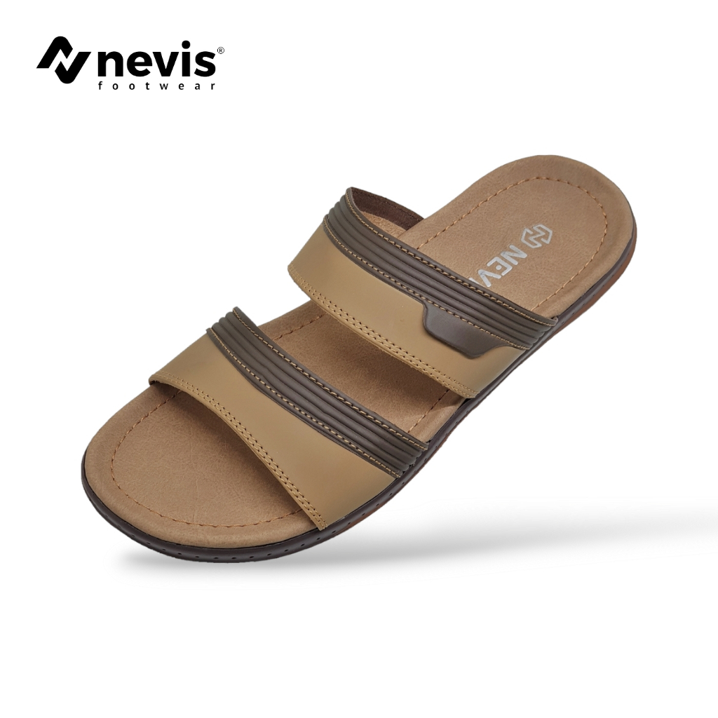 Nevis Men's Sandals Slop Nvs 12 Cool Men's Casual Leather Sandals Thick ...