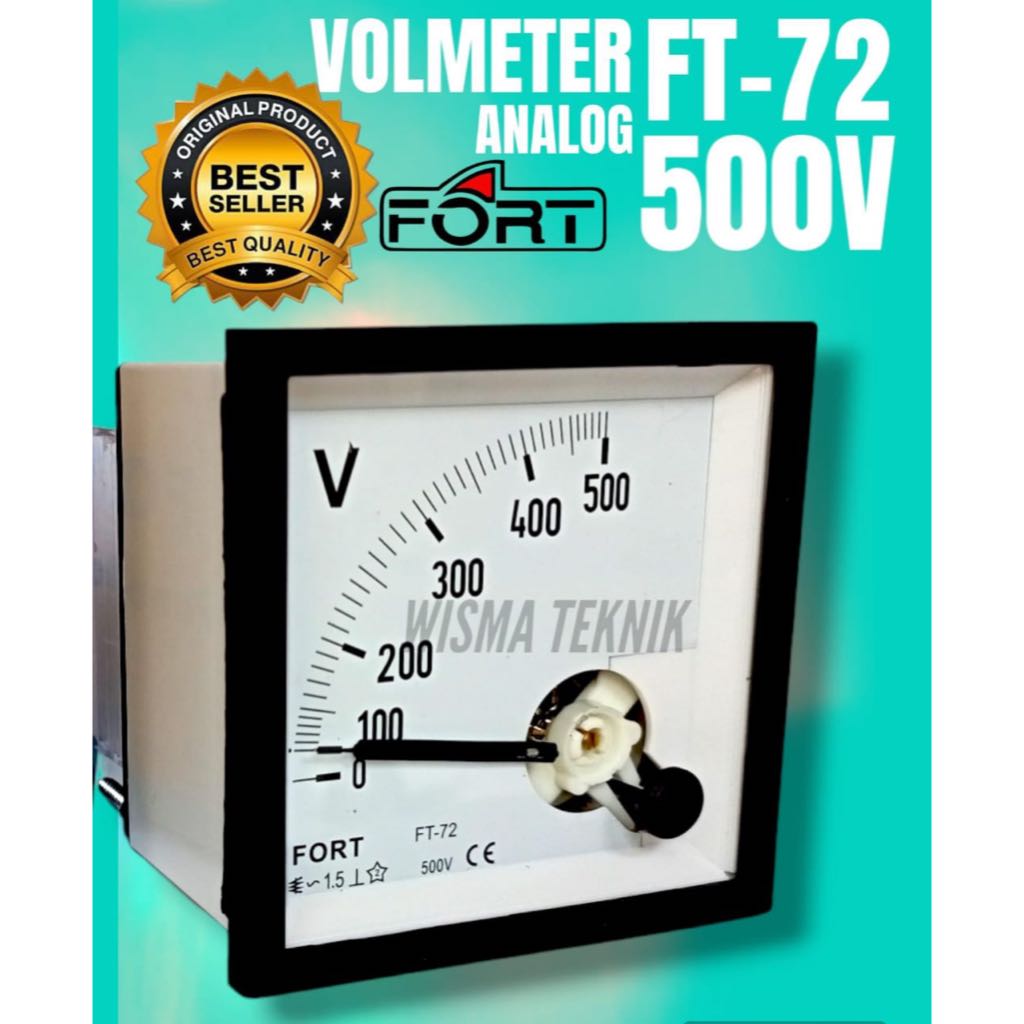 Analog VOLTMETER 0-500V FORT MODEL FT-72 | Shopee Malaysia