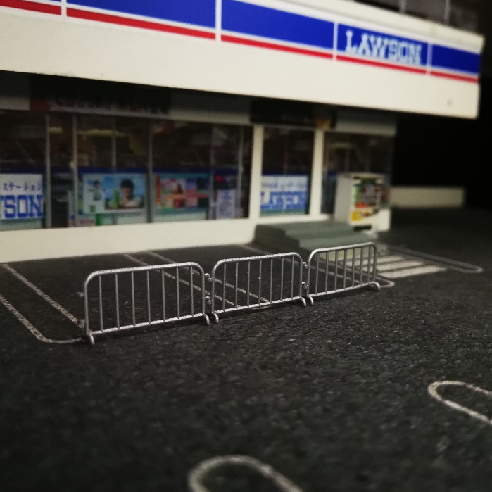 3d Fence Type 10 1 64 Road Barrier Road Railing Accessories Diorama ...