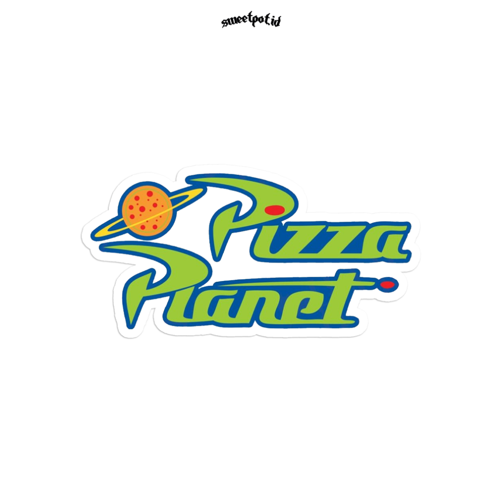 Planet PIZZA STICKER / SEED STICKER / RETAIL STICKER / LOGO STICKER ...