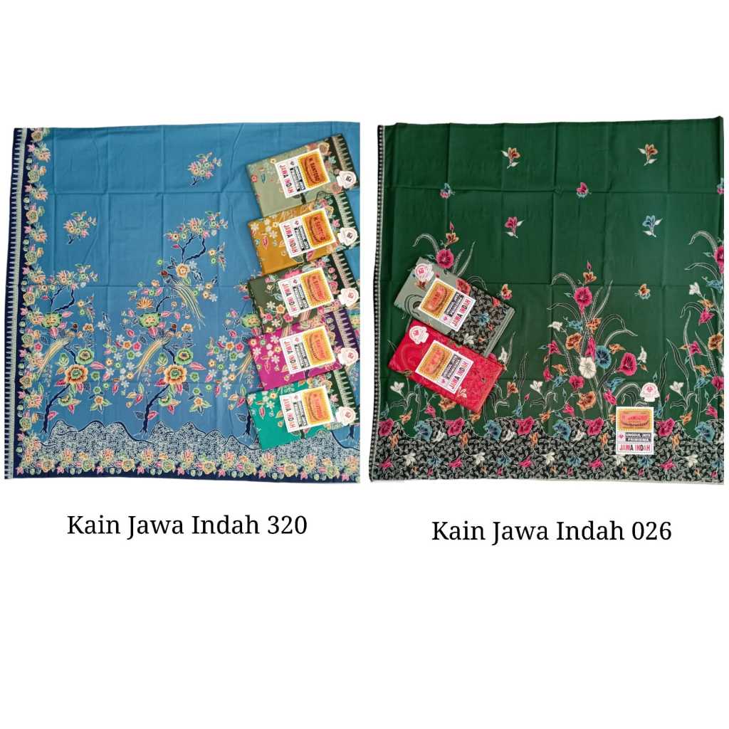 Unggul Jaya Batik Fabric - Putri Jelita - Jawa Indah 320, 026 Cool ...