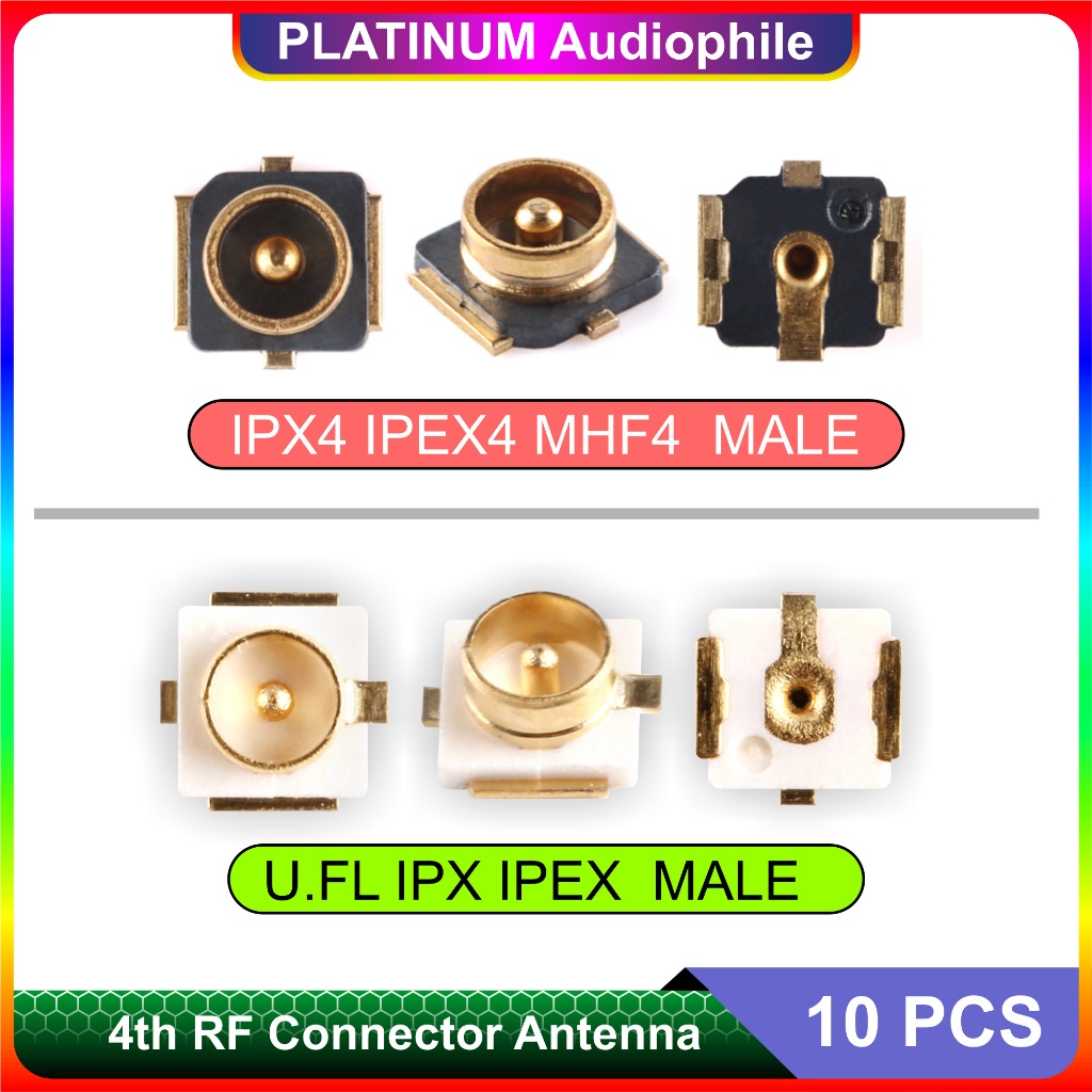 Ipx IPEX UFL MHF4 Male RF Coaxial Connector Antenna 4th Generation ...