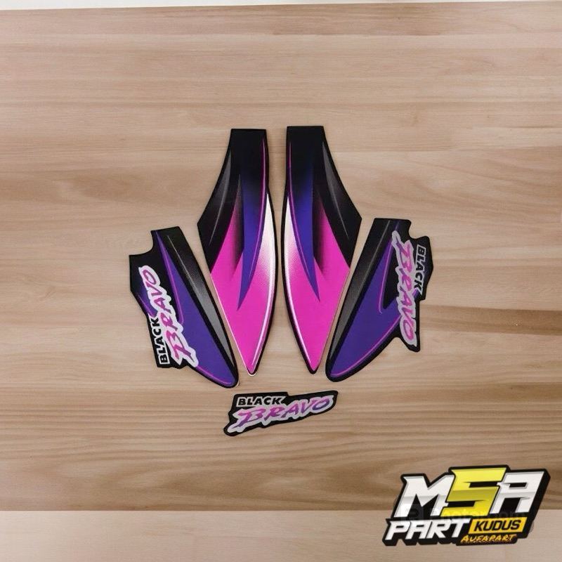 UNGU Stripping strip stickers sticker list polet suzuki bravo RC 100 Th ...