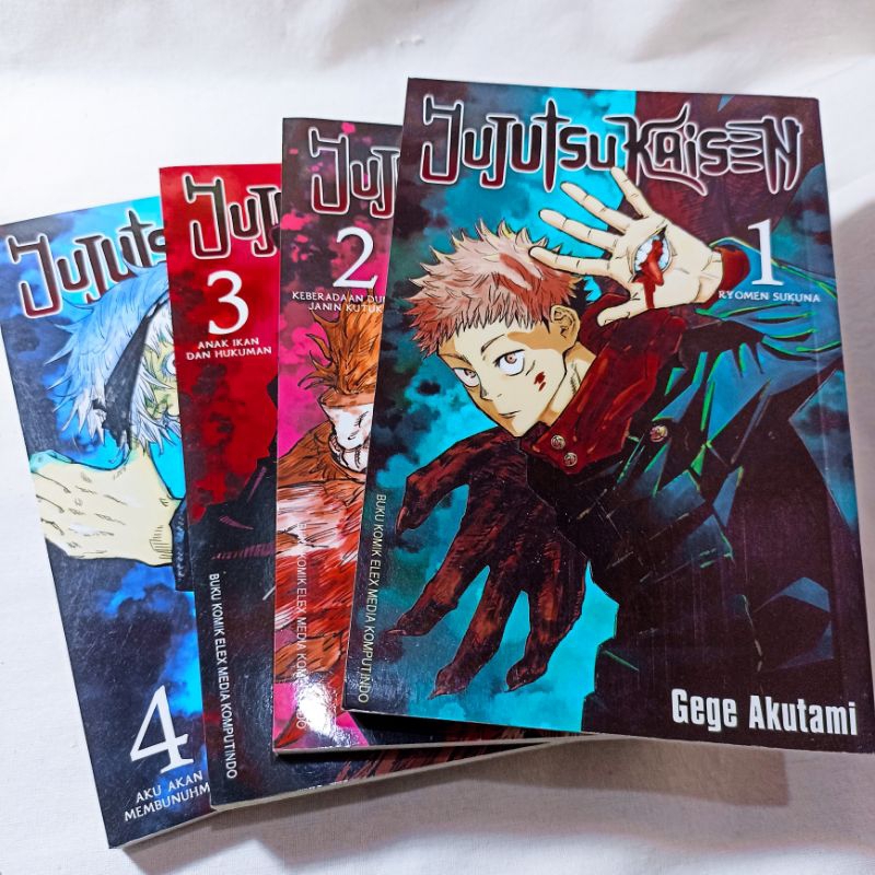 Comic Manga Jujutsu Kaisen/JJK Vol. 1-4 [Check Description] | Shopee ...