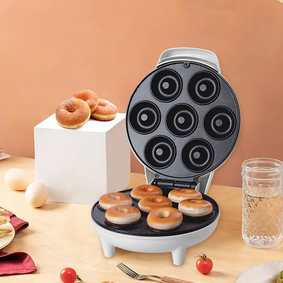 Donut Mini Maker Electric Mini Electric Donut Mold 7 Holes Donut Donuts ...
