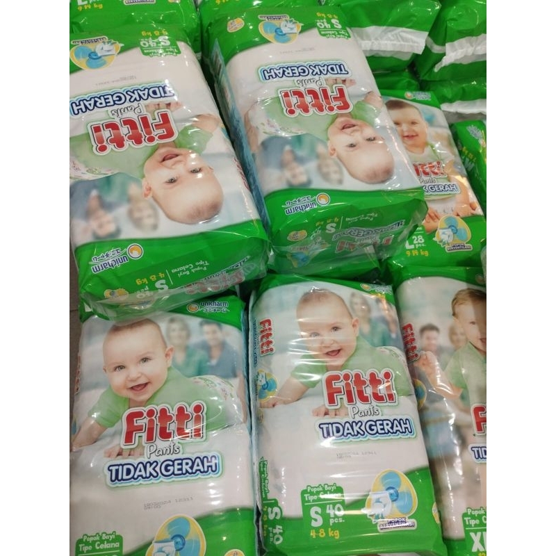 Diapers FITTI PANTS S40/M32/L28/XL26 FITTI DIAPERS PANTS TYPE | Shopee ...