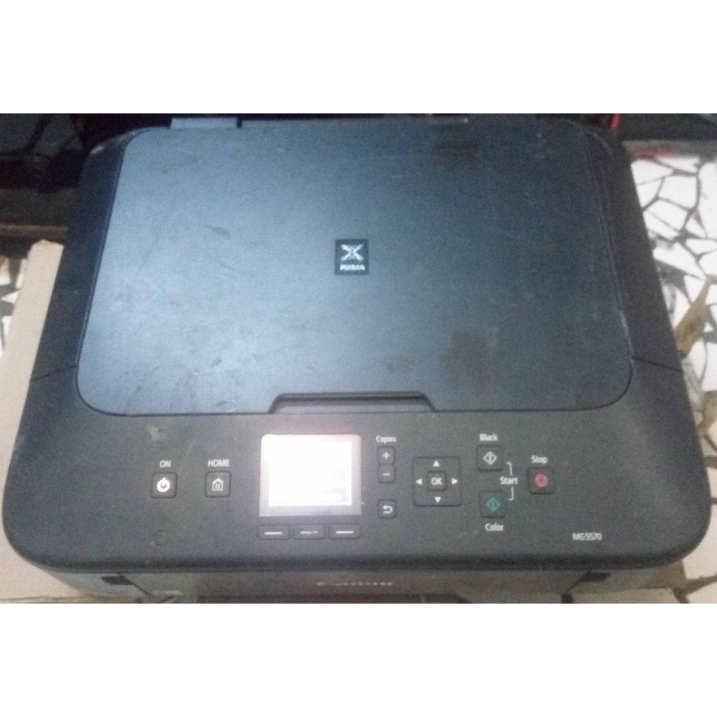 Canon pixma MG5570 printer damaged condition B200 error for cannibalization | Shopee Malaysia