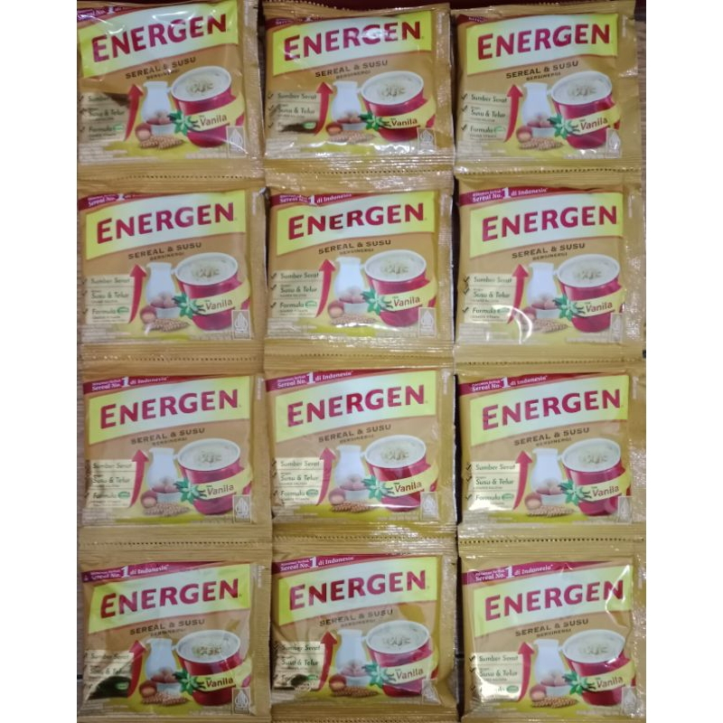Energen Vanilla Chocolate Green Beans 1 Pack Of 10 pcs | Shopee Malaysia
