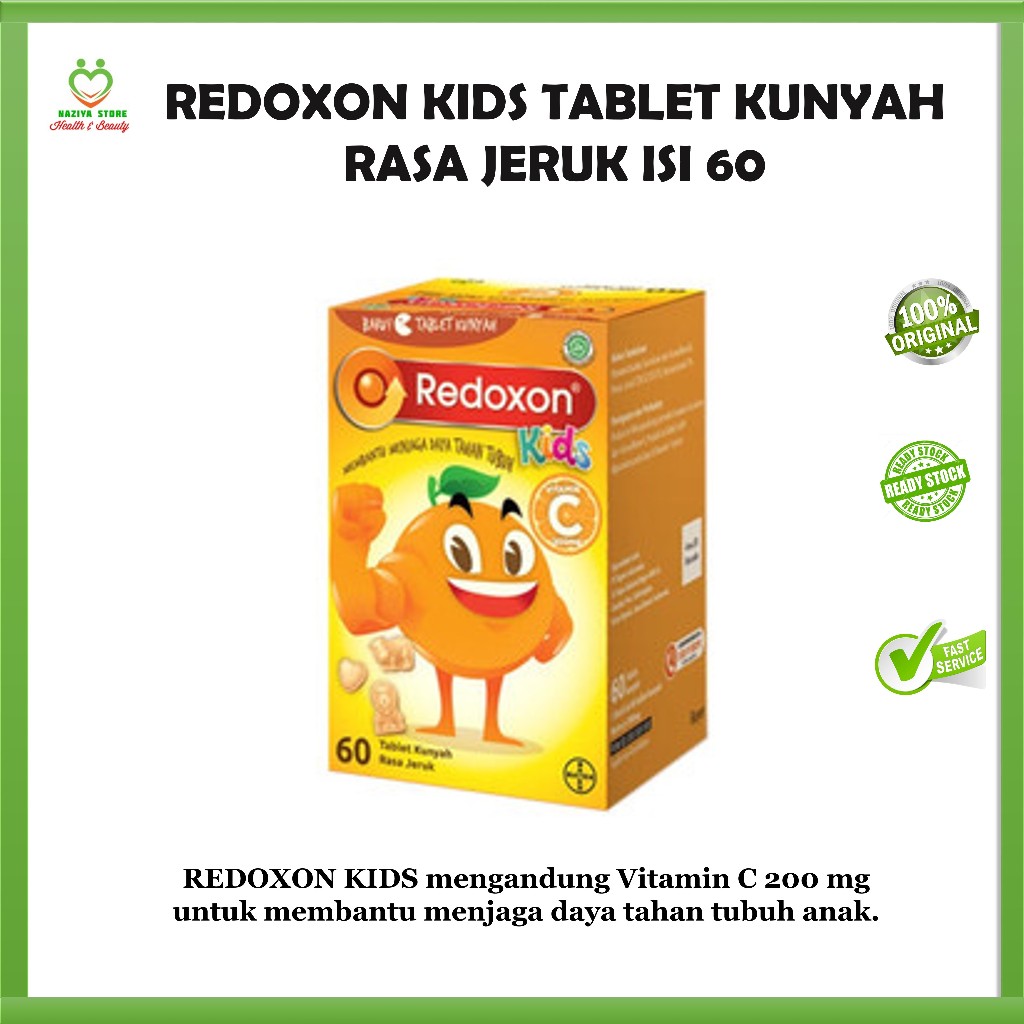 Redoxon KIDS CHEWABLE VITAMIN C CHEWABLE Tablets 60 Tablets | Shopee ...