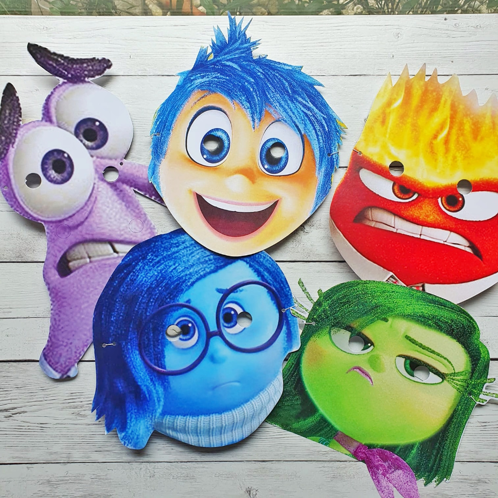 Inside Out Mask Party Mask Birthday Accessories Birthday Props Supplies ...