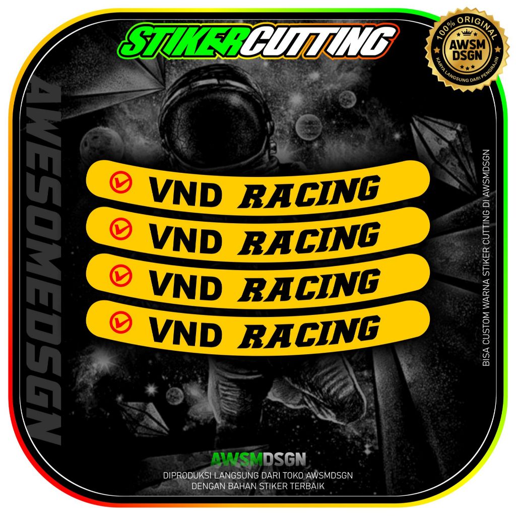 Vnd racing Rim sticker Lights Up | Shopee Malaysia