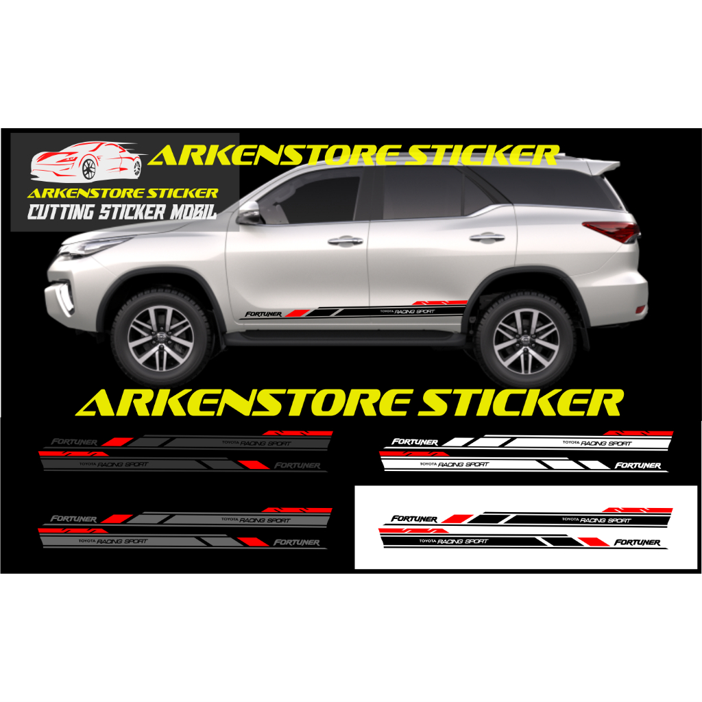 Toyota fortuner sticker, fortuner car sticker, fortuner sticker list ...