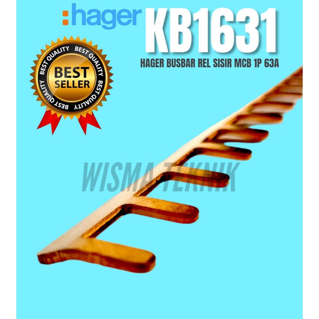 Comb Rail/Mcb Busbar/Busbar Comb/Jumperan Mcb 1P HAGER KB163l | Shopee ...