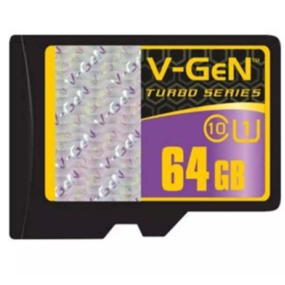 Memory Card-Micro SD V-GEN Turbo Series 8GB-16GB-32GB-64GB Class 10 ...