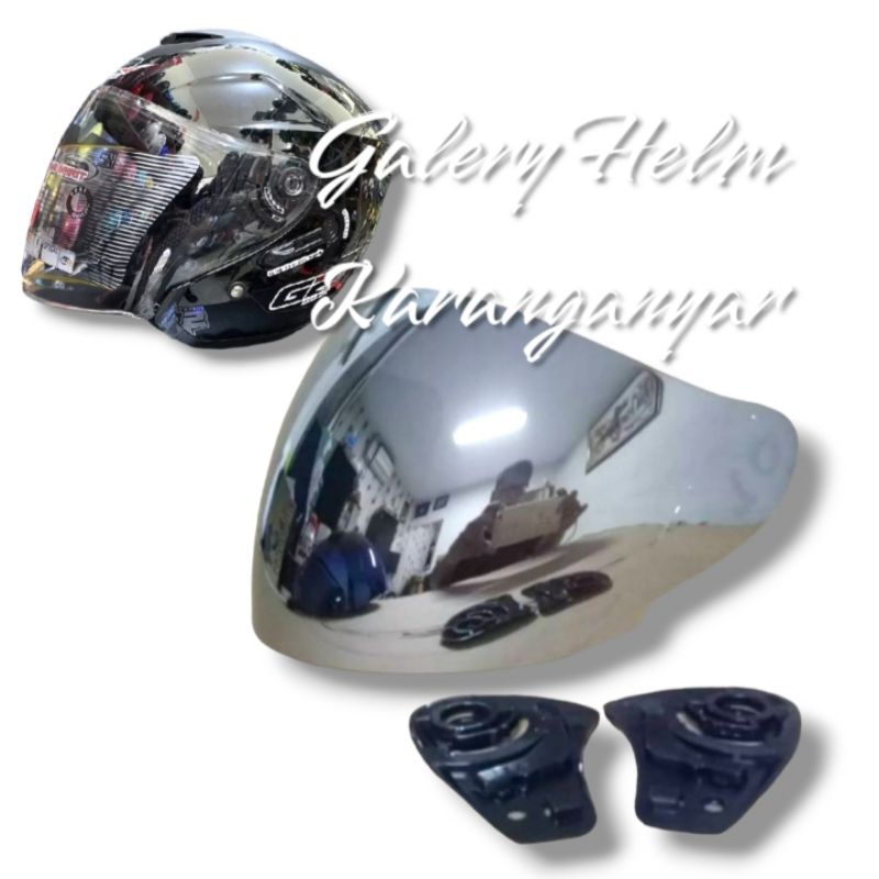 (NDR-5) G2 Optimax Non Flat Helmet Glass | Shopee Malaysia
