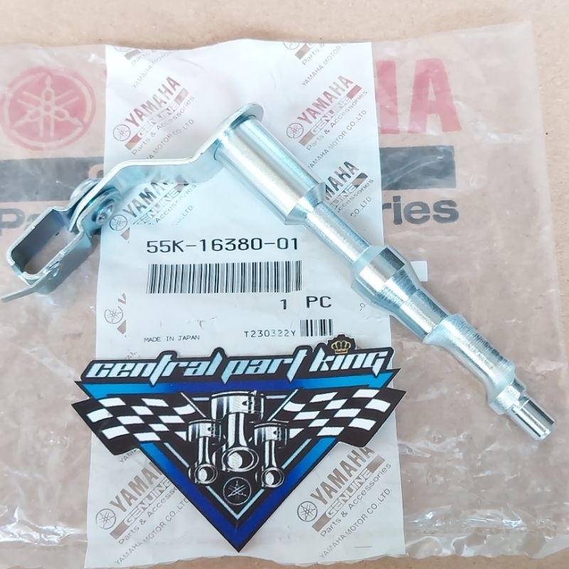 PUSH LEVER ASSY, AS STUT CLUTCH RXZ, RZR ORIGINAL YAMAHA 55K-16380-01 ...