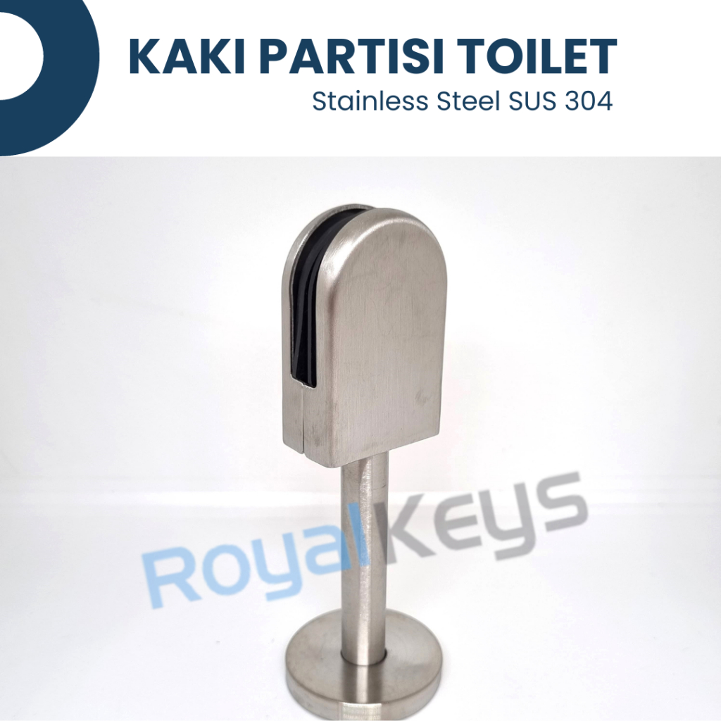 Cubical Oval Toilet Davinci SUS 304 Cubical Legs Oval Glass Partition ...